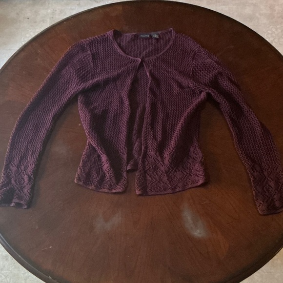Hillard & Hanson | Tops | Hillard Hanson Maroon Knit Sweater | Poshmark